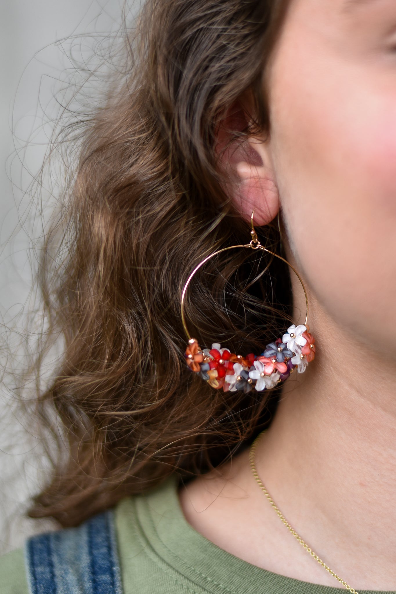 Bloom Hoops – Blue Hydrangea Boutique