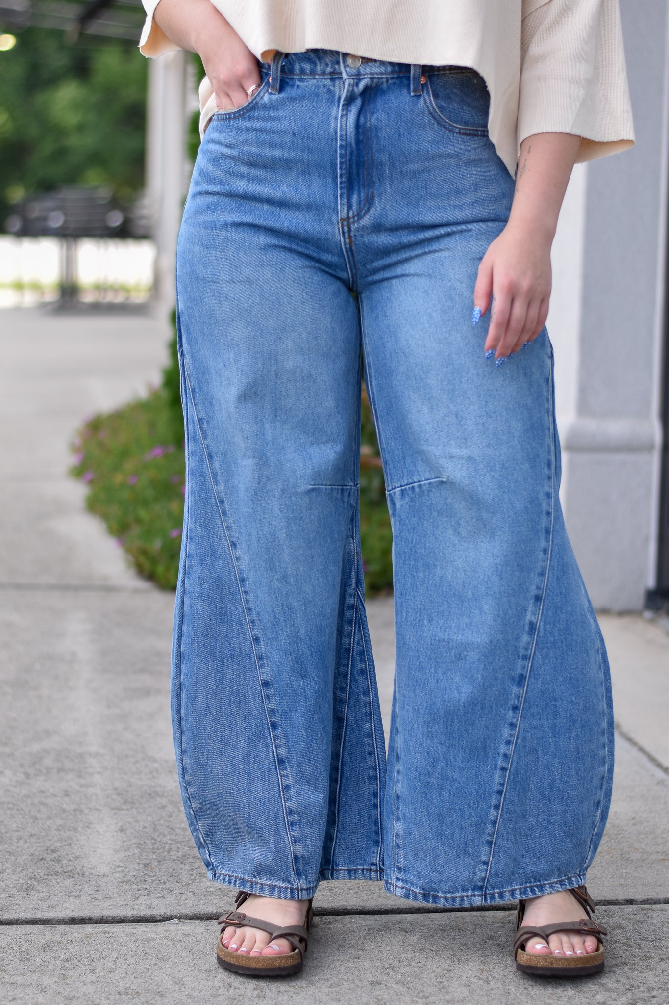 The Horizon Panel Jeans – Blue Hydrangea Boutique