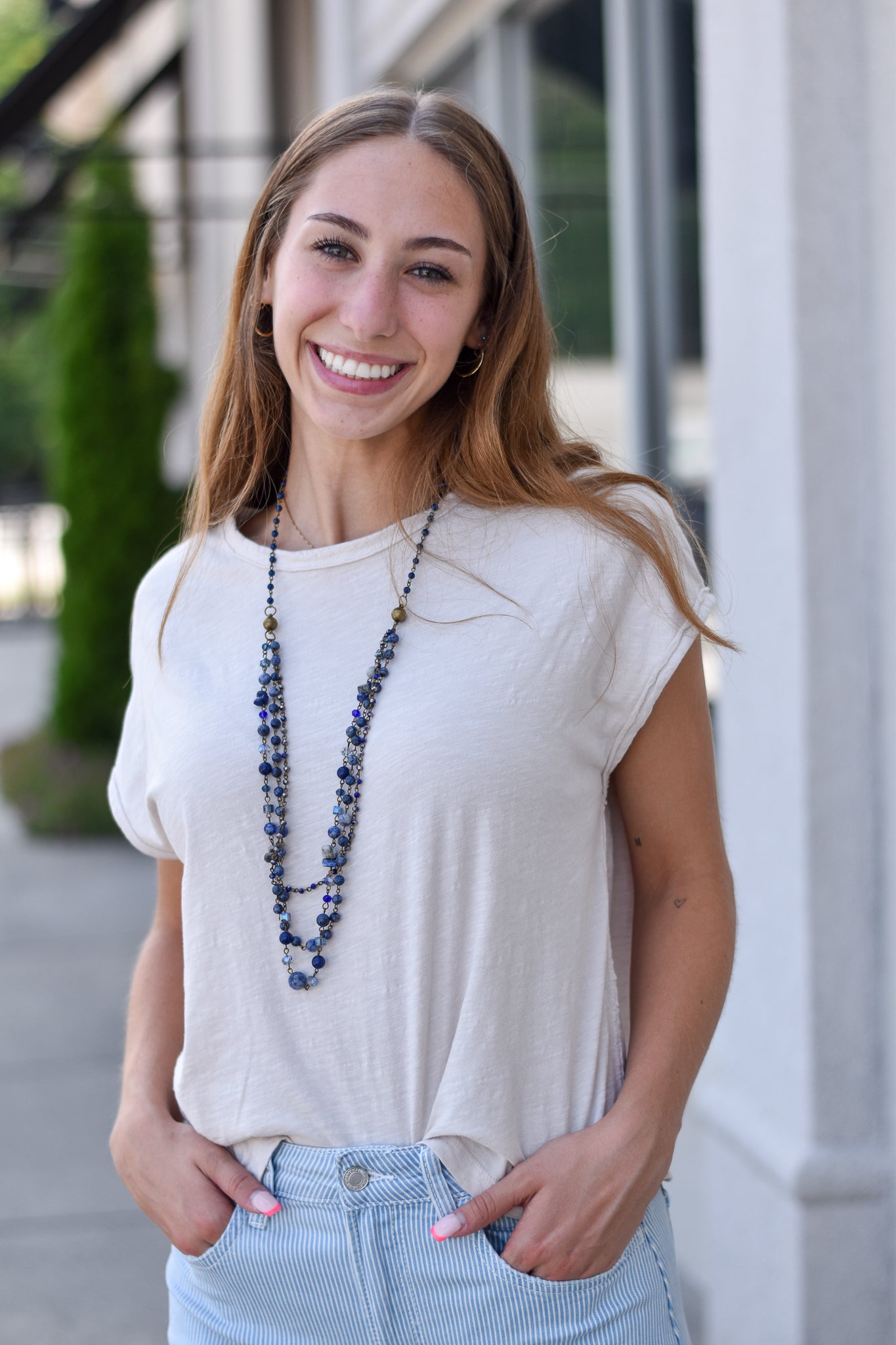 Gena Magnetic Necklace – Blue Hydrangea Boutique